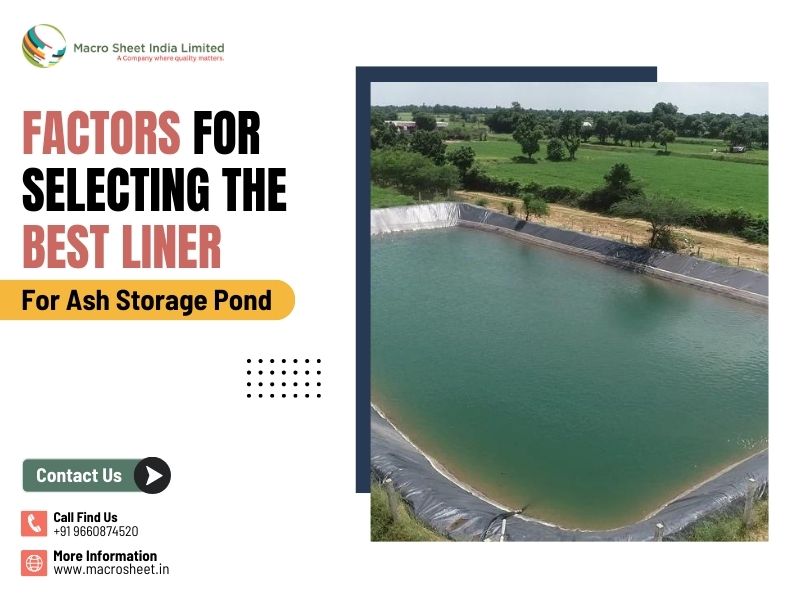 How to Select the Perfect Liner for Ash Storage Pond