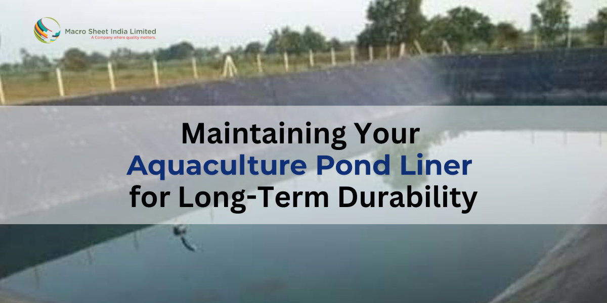 Essential Steps for Maintaining Your Aquaculture Pond Liner